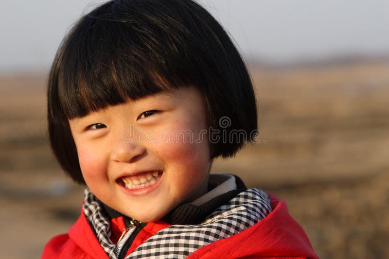 Cute Chinese Girl in Winter Stock Image - Image of face, little: 7333463