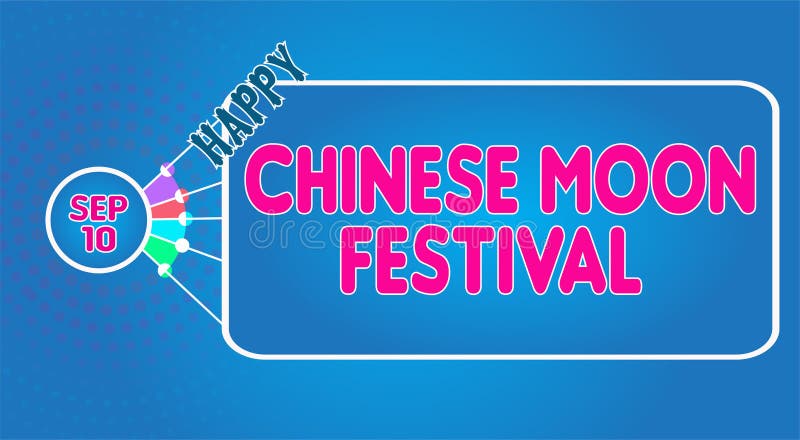 Happy Chinese Moon Festival, September 10. Calendar of September Text ...