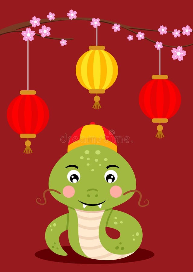 Happy Chinese Snake Stock Illustrations – 13,863 Happy Chinese Snake ...