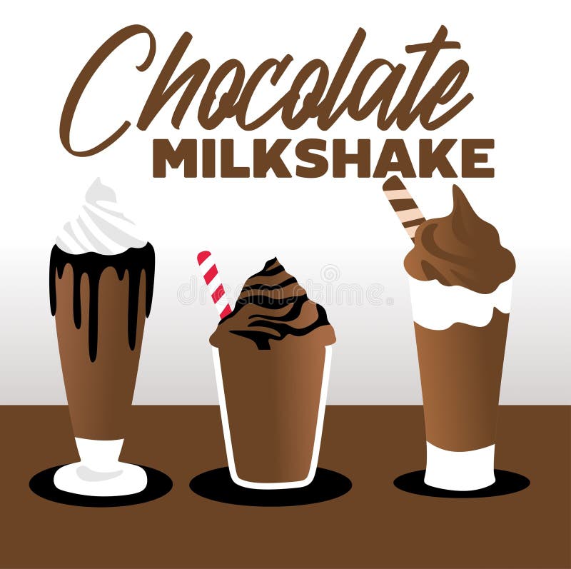 Happy Chocolate Milkshake Day with Delicious Chocolate Milkshake Stock ...