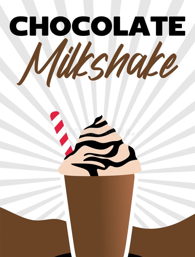 Happy Chocolate Milkshake Day with Delicious Chocolate Milkshake Stock ...