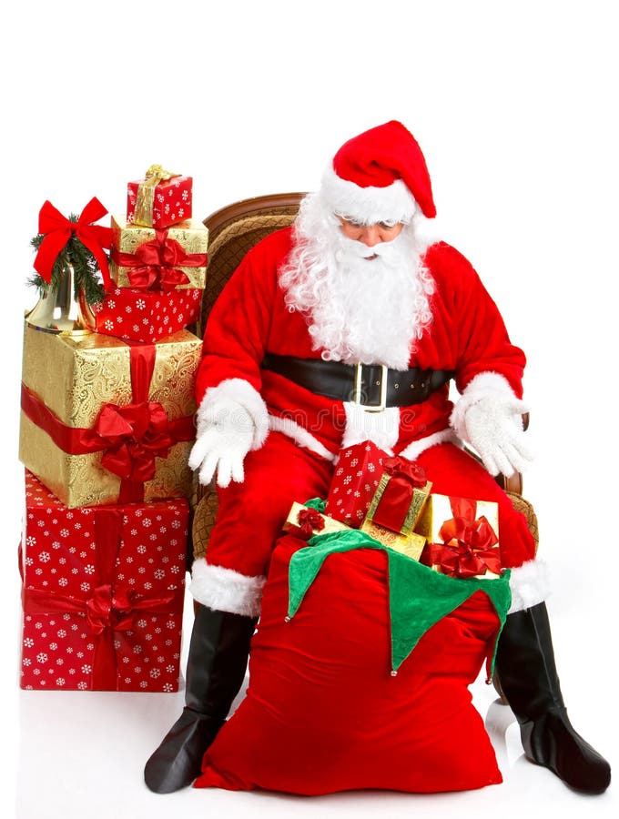 Happy Christmas Santa Couple in Jacuzzi. Stock Photo - Image of couple ...