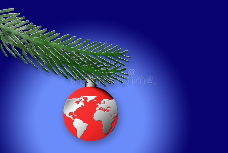 Happy Christmas World stock illustration. Illustration of snow - 11769809
