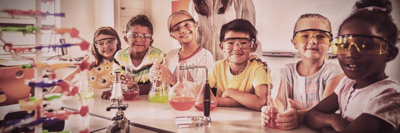 He is Happy for a Class in Nature Stock Image - Image of girls ...