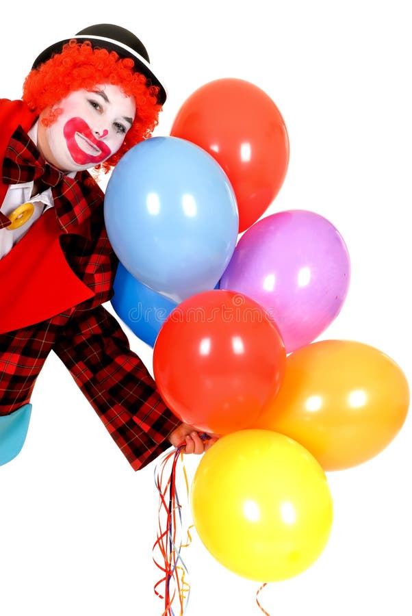 Celebration clown stock image. Image of years, color, humor - 7372661