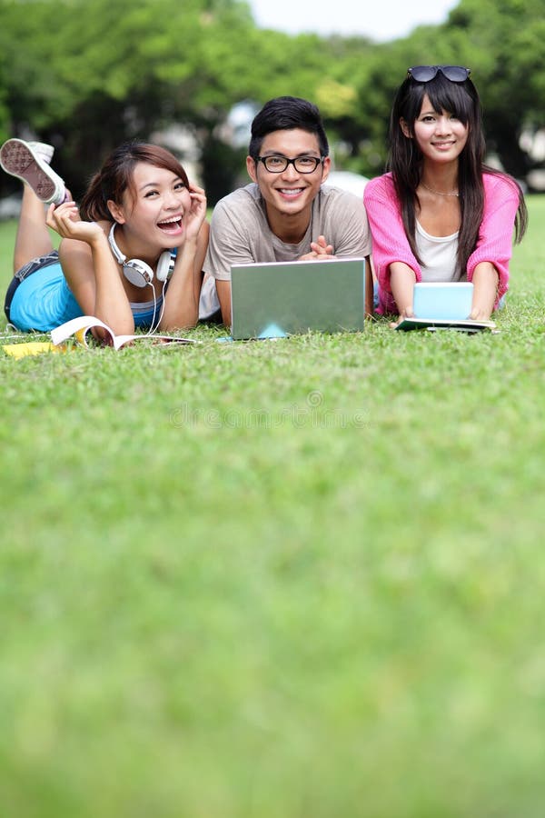 Group of college students stock image. Image of asia - 28690355