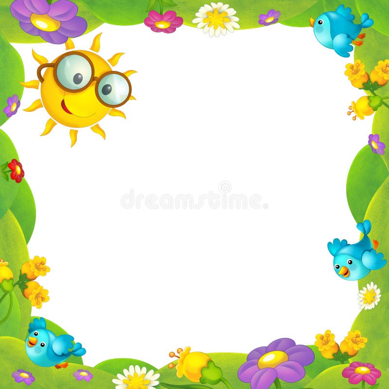 Children and frame stock vector. Illustration of message - 15195796