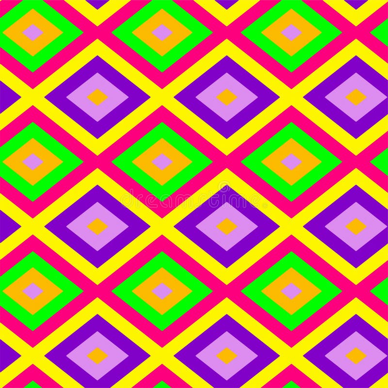Happy Colors Seamless Diamond Pattern High Resolution Stock ...