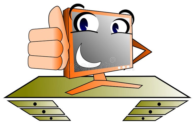 Happy Computer Stock Illustrations – 146,214 Happy Computer Stock ...