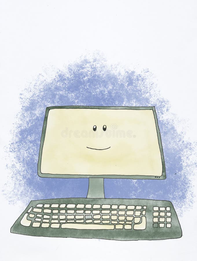 Desktop computer stock image. Image of communication, access - 5222515