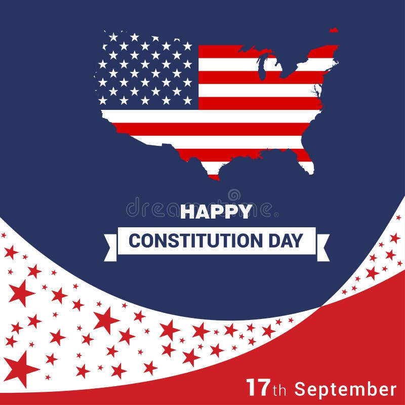 Happy Constitution Day Design Card Vector Stock Vector - Illustration ...