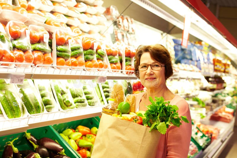 Happy consumer stock image. Image of aged, buyer, calorie - 24308867