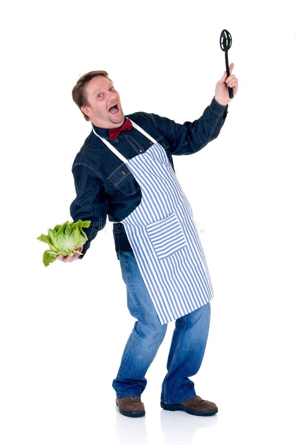 Happy cook stock image. Image of friendly, adult, attractive - 12619919