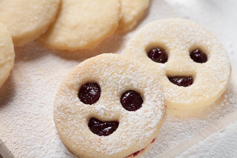 Happy cookies stock image. Image of cute, baking, funny - 33863303