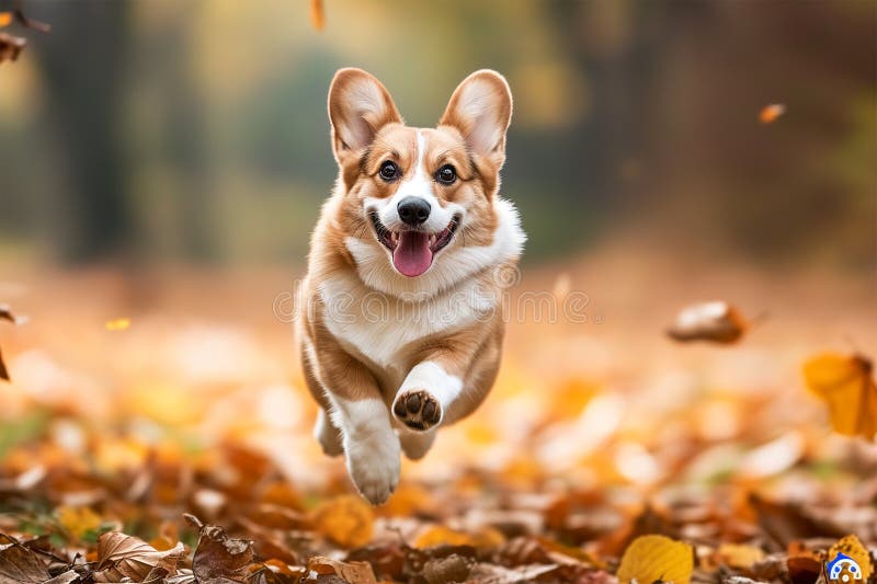 Happy corgi dog stock illustration. Illustration of happy - 303090341