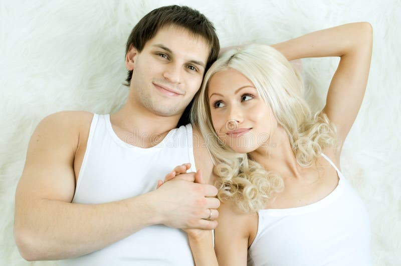 Happy couple stock photo. Image of fine, necking, nice - 19165988