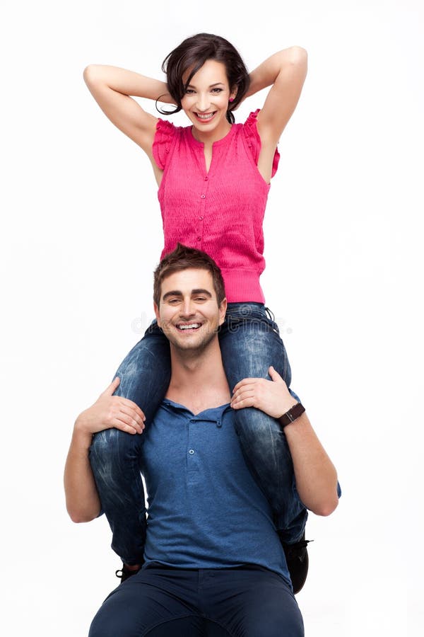 Happy couple stock photo. Image of boyfriend, relationship - 20287258