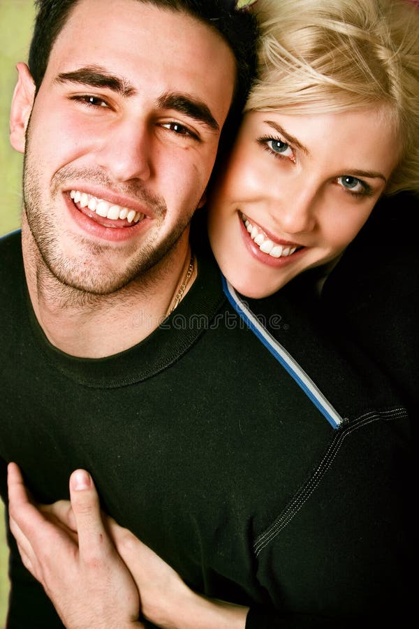 Happy couple stock image. Image of enjoy, casual, happy - 3810919