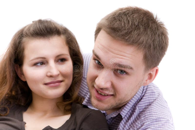 Happy couple stock photo. Image of partners, people, living - 7103582