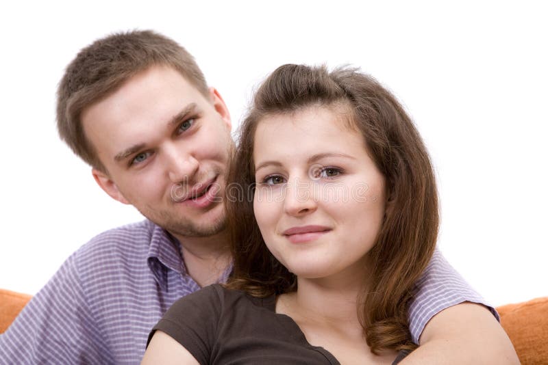 Happy couple stock image. Image of lounge, people, love - 7103685