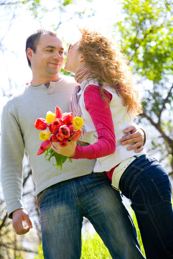 Happy couple stock image. Image of romance, male, holding - 9262795
