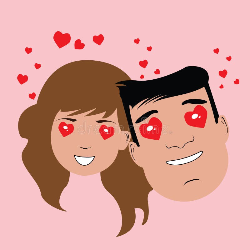 Happy Couple Stock Vector Illustration Of Ethnicity 89911894