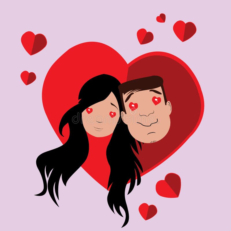 Happy Couple Stock Vector Illustration Of Vector Adult 89912524