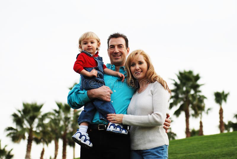 Happy Couple With A Child Picture. Image: 4146027