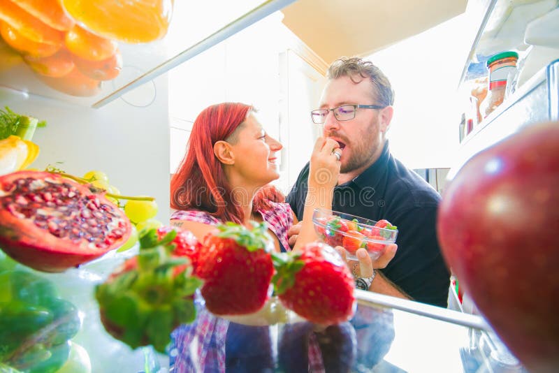 Happy Couple Relaxing In Hot Tub. Vacation. Stock Image - Image of ...