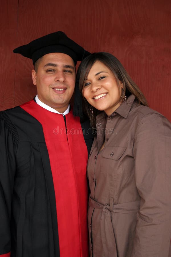 Happy Couple on Graduation Day Stock Photo - Image of alumni, goal: 2086314