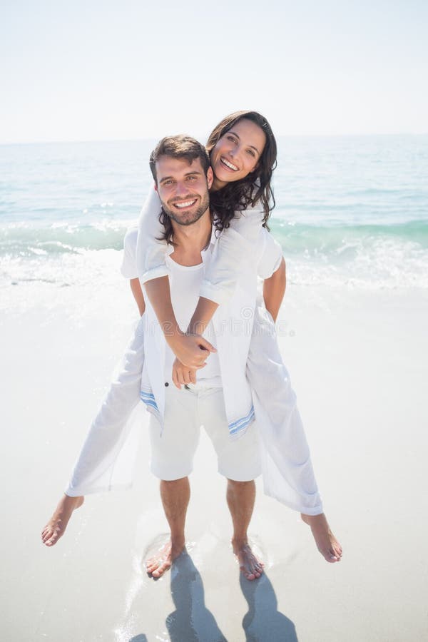 Happy couple having fun stock image. Image of cheerful - 53852745