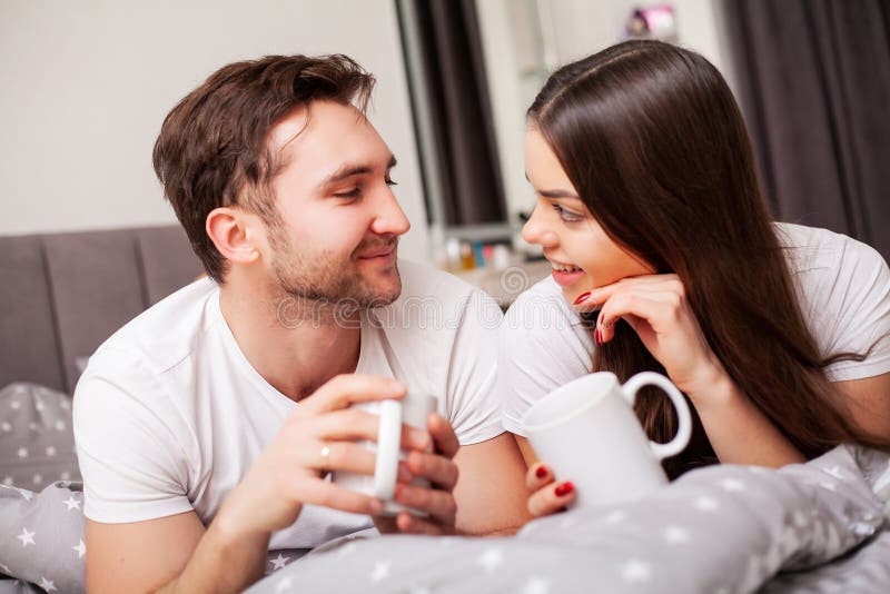 Intimate Sensual Young Couple in Bedroom Enjoying Each Other Stock ... Intimate Sensual Young Couple in Bedroom Enjoying Each Other Stock ...