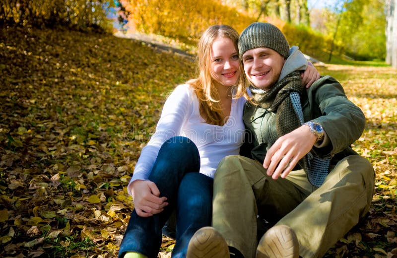 Happy couple outdoors stock photo. Image of lovers, fresh - 11146550