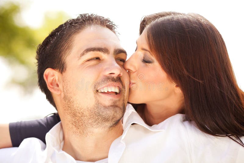 Happy Couple Expecting A New Baby Stock Image - Image of abdomen ...