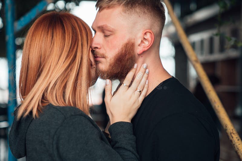 Happy Couple Posing for the Camera. Close View Stock Photo - Image of ...