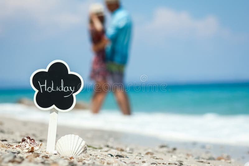 A Happy Couple at the Seaside Vacation Travel Weekend Stock Photo ...