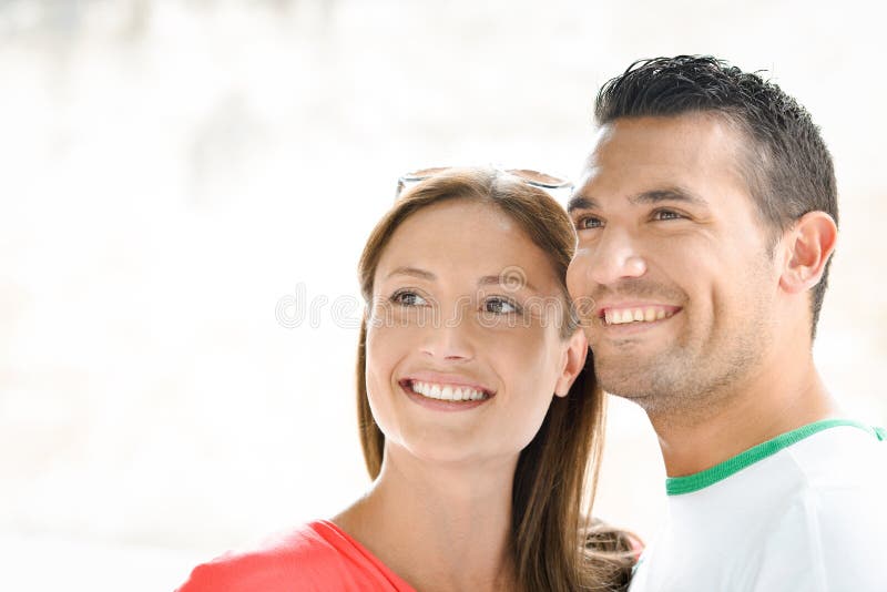 Happy Couple Stood Together Stock Photo - Image of love, person: 128023260