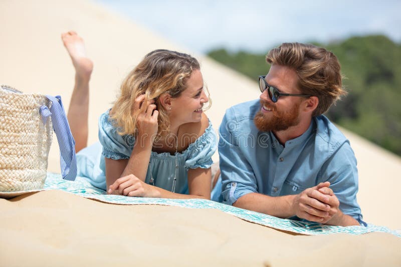 Happy Couple Taking Selfie at Sea Resort Stock Photo - Image of rest ...