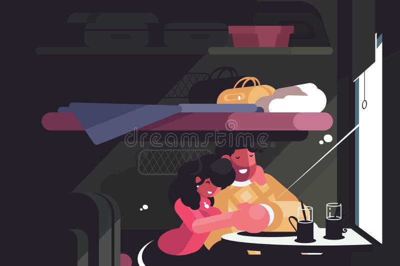 Train Compartment Inside View Vector Stock Vector - Illustration of ... Train Compartment Inside View Vector Stock Vector - Illustration of ...