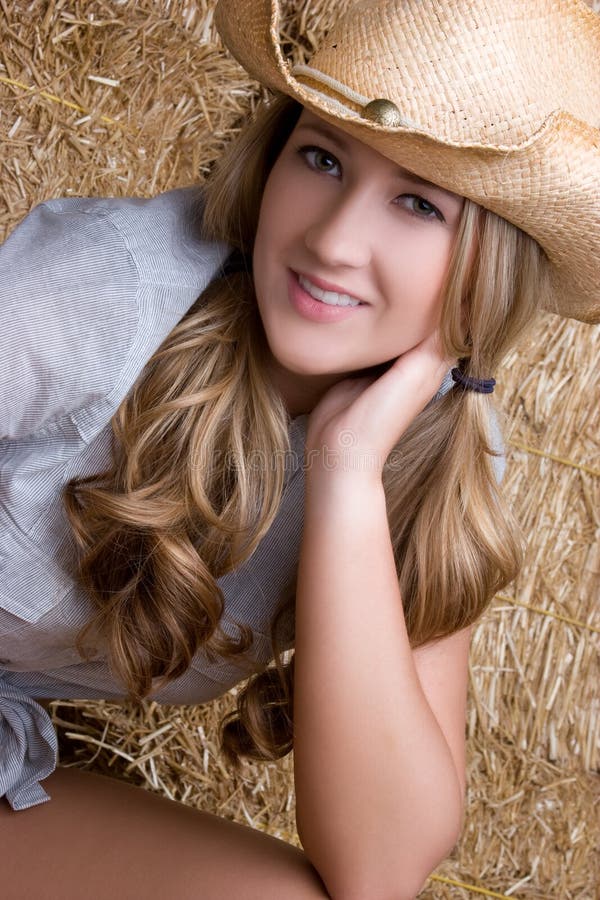 Pretty Country Girl stock photo. Image of people, joyful - 11779888