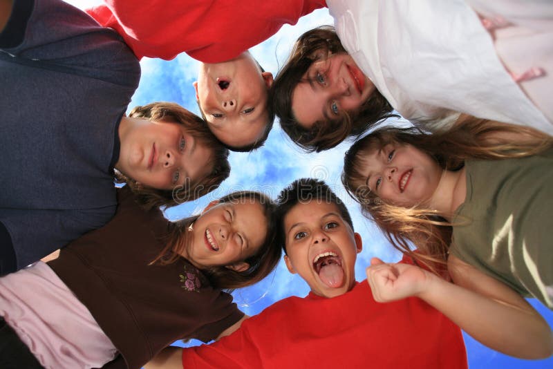 Happy Crazy Kids stock image. Image of grouping, siblings - 3264623