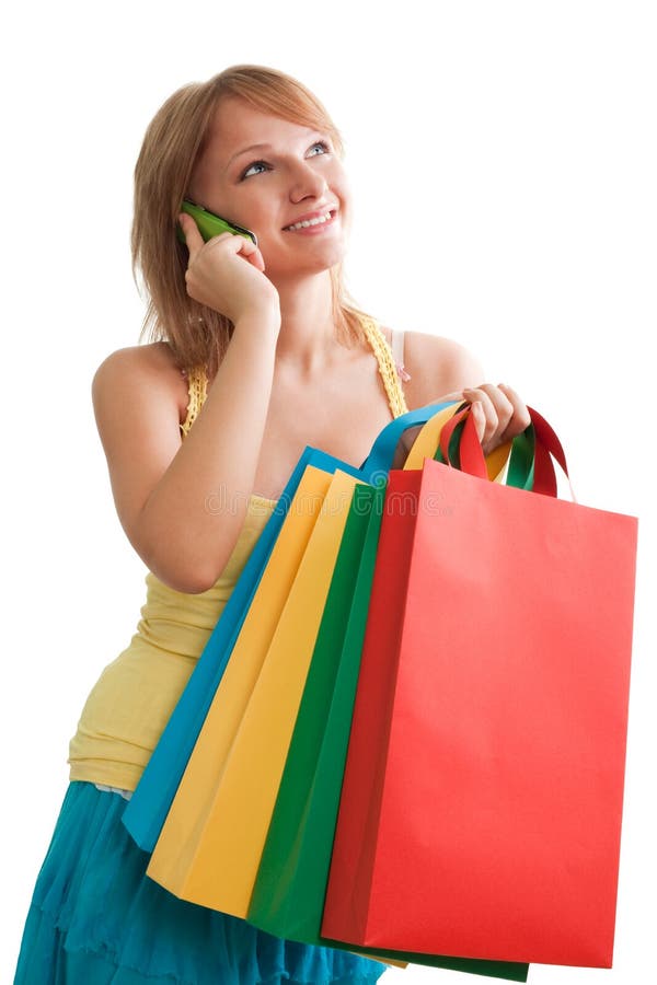 Happy Customer Giving a Call Stock Photo - Image of emotion, hair: 15395198