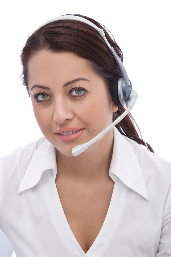 Happy Customer Service Representative Stock Photo - Image of business ...
