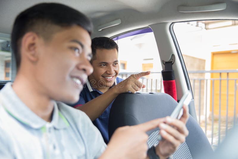 Customer using taxi stock photo. Image of transportation - 110805568