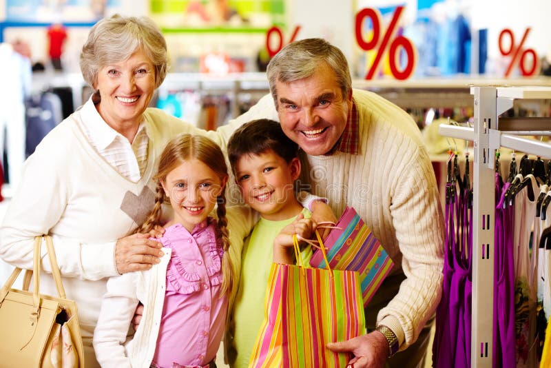 Happy customers stock image. Image of looking, family - 23974159