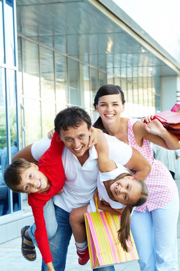 Happy customers stock photo. Image of carrying, holding - 24309464