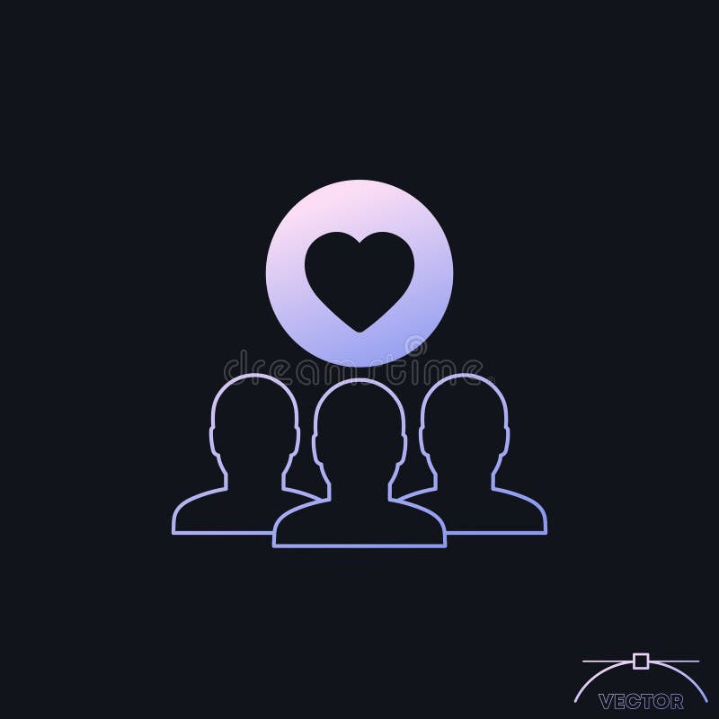 Happy Customers, Client Retention Icon Stock Vector - Illustration of ...