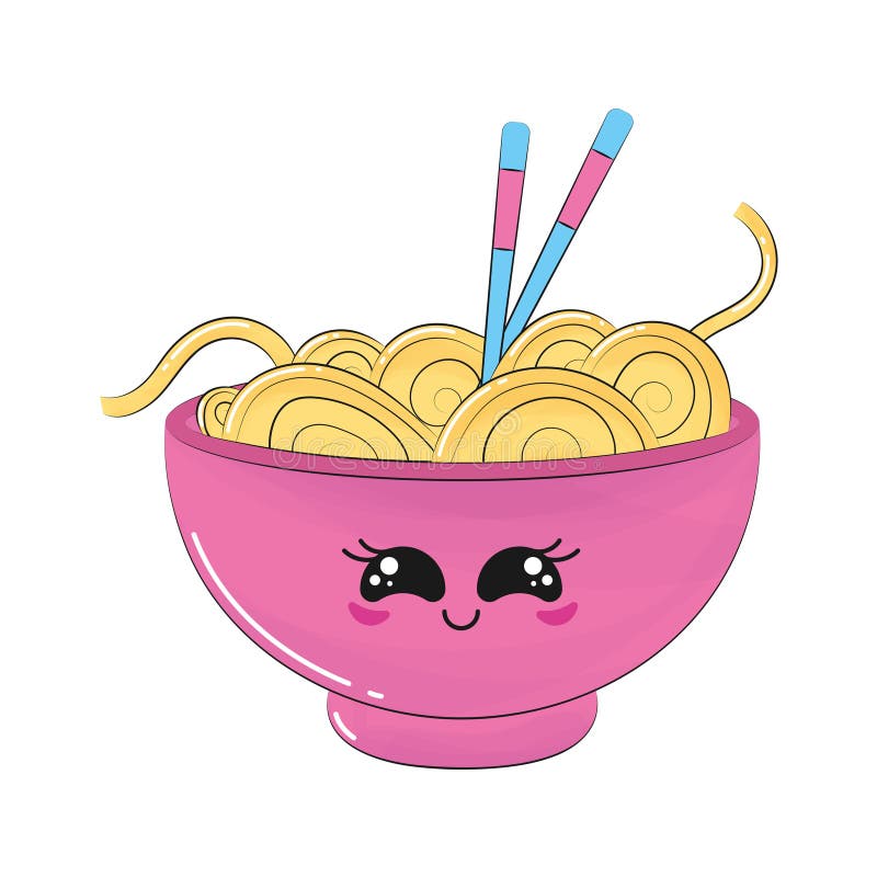Happy Cute Bowl Cartoon Vector Stock Vector - Illustration of cartoon ...