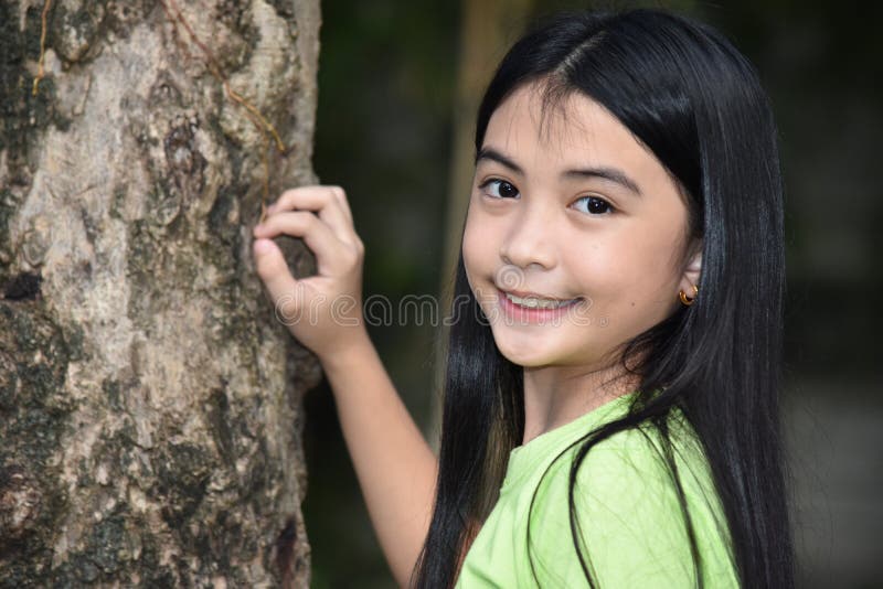 Happy Cute Diverse Person stock photo. Image of pretty - 140703434