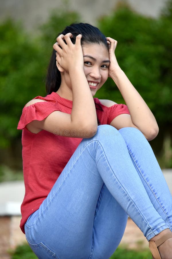 A Happy Cute Diverse Person Stock Photo - Image of pretty, individual ...